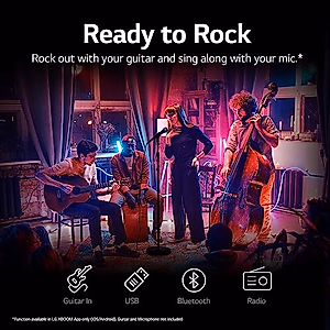 LG RNC5 XBOOM Audio System with Bass Blast