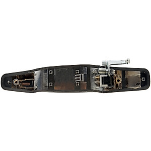 Dorman 80545 Front Passenger Side Exterior Door Handle Compatible with Select Cadillac / Chevrolet / GMC Models, Chrome , Black