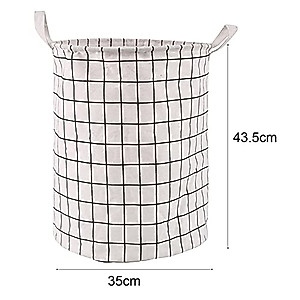 Large Storage Basket with Handle Collapsible Saving Space Laundry Basket Foldable Waterproof Basket for Home