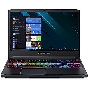 acer Predator Helios 300-15.6" Intel i7-9750H 2.6GHz 16GB Ram 512GB SSD W10H (Renewed)