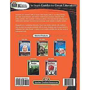 Rigorous Reading: Holes (In-Depth Guides for Great Literature), Grades 5–8 from Teacher Created Resources