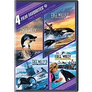 4 Film Favorites: Free Willy (Free Willy, Free Willy 2: The Adventure Home, Free Willy 3: The Rescue, Free Willy 4)