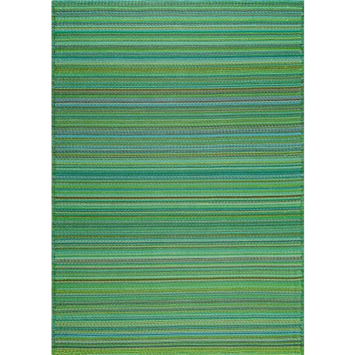 Tayse Pembrokepines Green Reversible Plastic Straw Outdoor Patio Rug 9x12 for Patios Garden Picnic Camping Mats Waterproof and Washable