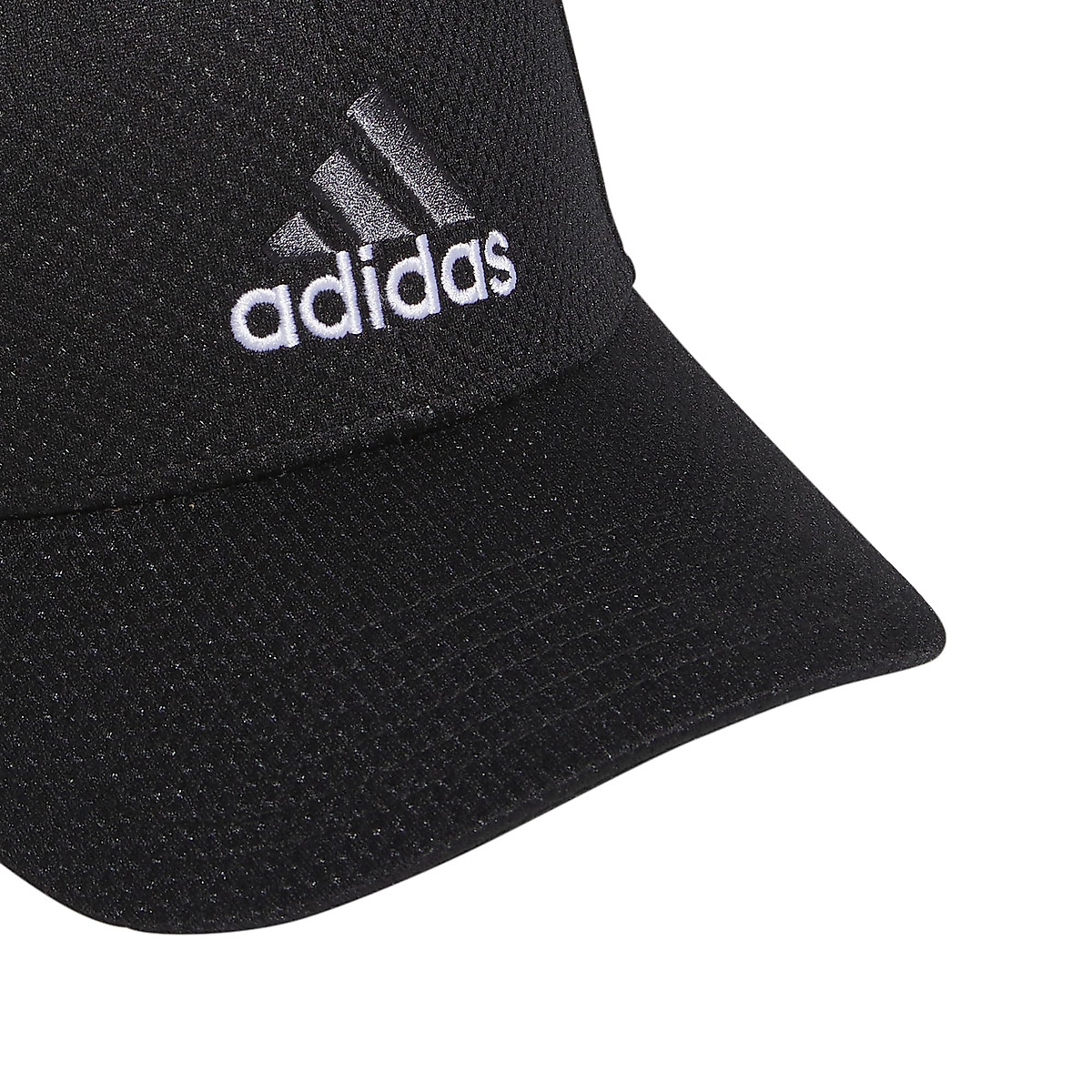 adidas Men's Zags 2.0 Structured Mid Crown A-Flex Stretch Fit Hat, Black/White, Small-Medium