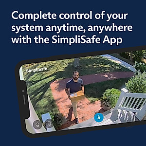 SimpliSafe SimpliCam 1080p Wired Indoor Home Security Camera with Built-in Privacy Shutter - Compatible with Gen 3 Home security system