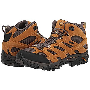 Merrell Men's Moab 2 MID WP Hiking Boot, Gold, 12