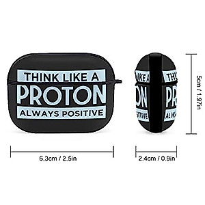 Think Like Proton Physics Airpods Case Cover for Apple AirPods Pro Cute Airpod Case for Boys Girls Silicone Protective Skin Airpods Accessories with Keychain