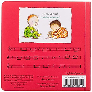 Head, Shoulders, Knees and Toes/Cabeza, Hombros, Piernas, Pies (Dual Language Baby Board Books- English/Spanish) (Spanish and English Edition) (English and Spanish Edition)