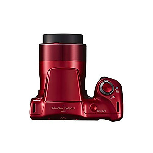 Canon PowerShot SX420 Digital Camera w/ 42x Optical Zoom - Wi-Fi & NFC Enabled (Red) (Renewed)
