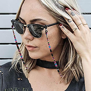 EAONE 10 Pieces Eye Glasses Holders Around Neck, Glasses Strap Sports Sunglasses Strap Eyeglasses Lanyard for Men Women Kids (Colorful)