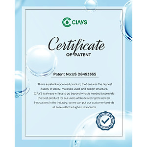 Ciays Cat Water Fountain Replacement Filter for 84oz/2.5L Automatic Pet Water Fountain Cat Fountain Dog Water Dispenser, 4 Pcs, White