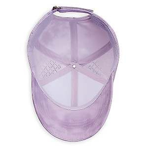 Gaiam Wander Breathable Pink Tie-Dye Geo Hat - Cute Women's Baseball Hat for Summer, Lightweight Geo Design, Adjustable Strap, Moisture-Absorbing Sweatband for Running & Hiking, Pink Cap, Blush