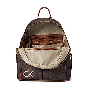 Calvin Klein Rainey Backpack Brown/Khaki/Caramel One Size