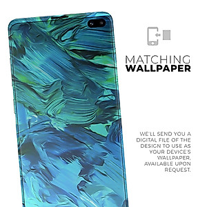 DesignSkinz Blurred Abstract Flow V40 Protective Vinyl Decal Wrap Skin Cover Compatible with The Samsung Galaxy S20 (Screen Trim & Back Glass Skin)