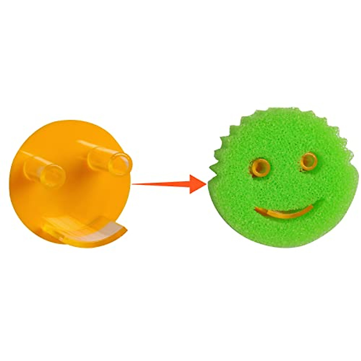 2 Pack Sponge Holder - Sponge Caddy - Suction Sponge Holder, Sink Organizer for Kitchen and Bathroom, Suction Cup Installation, NOT Include Sponge