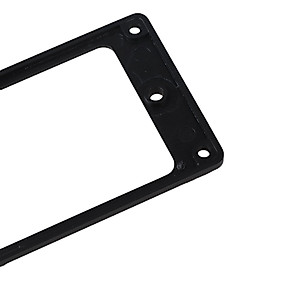 lovermusic Plastic Thickness 3mm Flat Bottom Pickup Ring Pickups Cover Frame for Electric Guitar Pack of 2