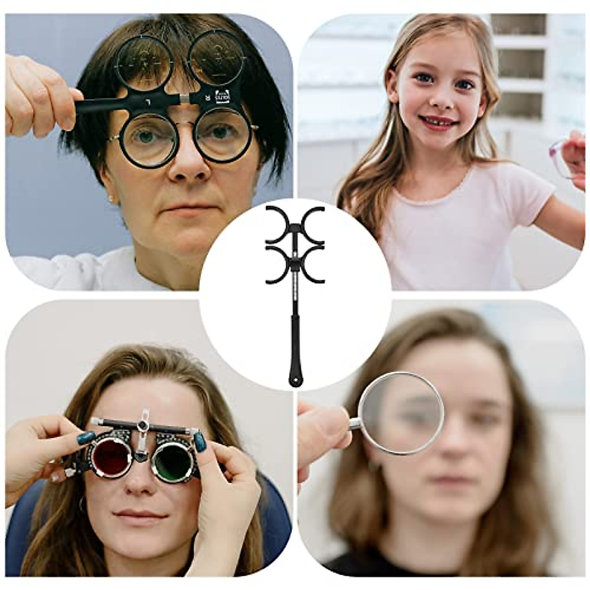 Scicalife Optical Flipper, Optometry Plastic Flip, Trial Lens Optometry Instrument Flip for Near Vision Amblyopia Confirmation Test (Black)