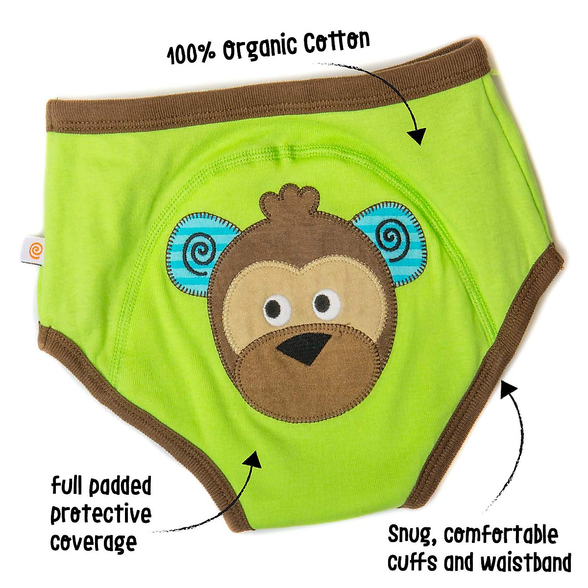 Boys 3 Piece Organic Training Pant Set - Ocean Friends (2T-3T)