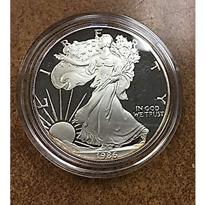 1986 S American Silver Eagle $1 Proof US Mint
