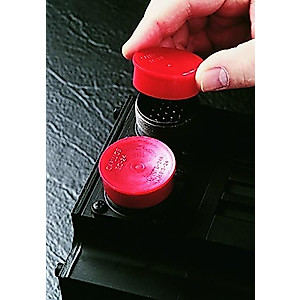 Caplugs EC-16 EC Series – Plastic Cap for Threaded Connectors, 500 Pack, Red LD-PE, Nominal Thread Size 1" Flanged, Protective Closures, Dirt and Moisture Seals, Finishing, Masking, Easy Removal