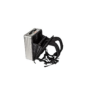 Aleon 16" Hybrid Aluminum Backpack - Silver :Outdoor backpack :Comfortable and sturdy Aluminum case for cameras, photo equipment or laptop