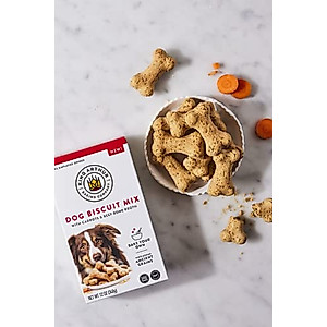 King Arthur Baking Company Dog Biscuit Mix, Beef Bone Broth & Carrot, Homemade Dog Treats, 12oz