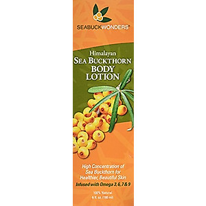 SeabuckWonders Organic Sea Buckthorn Body Lotion, 6 FL OZ