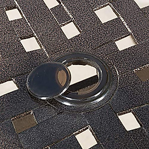 Christopher Knight Home Hallandale Outdoor Sarasota Cast Aluminum Rectangular Dining Set, 7-Pcs Set, Hammered Bronze