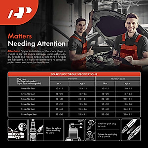 A-Premium Iridium Platinum Spark Plugs Compatible with Chevrolet Equinox 2018-2020, Malibu 2016-2020, Cruze 2016-2019 & GMC Terrain 2018-2020 & Buick Encore 2016-2019, 1.4L 1.5L 1.6L, Pack of 4