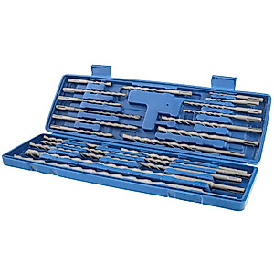 Steel Dragon Tools 20 Piece SDS Rotary Hammer Concrete Masonry Carbide Tipped Drill Bit Set fit Milwaukee Hilti Bosch