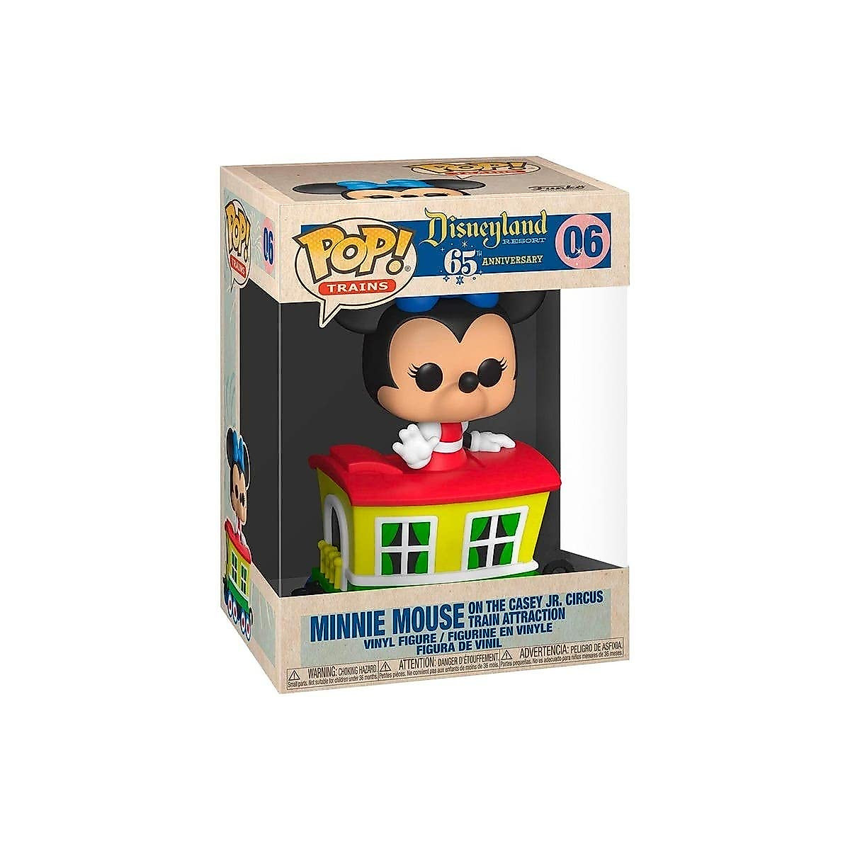 Funko Pop! Disney: Casey Jr. Circus Train Ride - Minnie in Caboose Car Vinyl Figure, Amazon Exclusive, 50949