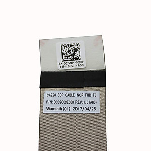 GinTai LCD CAZ20 EDP Cable FHD 2D Replacement for DELL Latitude 7480 E7480 0D81MX D81MX 00JVNP DC02C00E300