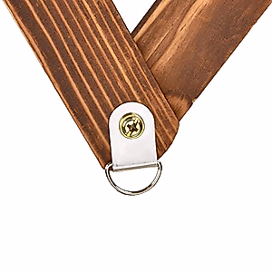 HILIPE Accordion Style Wooden Expandable Coat Rack Wall Mounted 13 Pegs Hook for Hat Coffee Mug Key Jacket Bag Towel Umbrella Porch (Retro Brown)