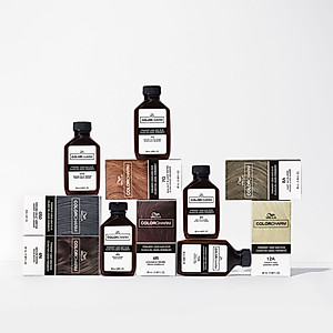 COLORCHARM Permanent Liquid Hair Color for Gray Coverage| 8A Light Ash Blonde | 1.4 Fl Oz