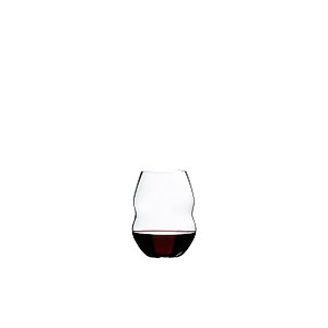 Riedel Swirl Wine Glass, 2 Count (Pack of 1), Clear