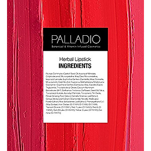 Palladio Herbal Matte Lipstick, Velvet Wine, Creamy and Full Coverage Long Lasting Matte Lipstick