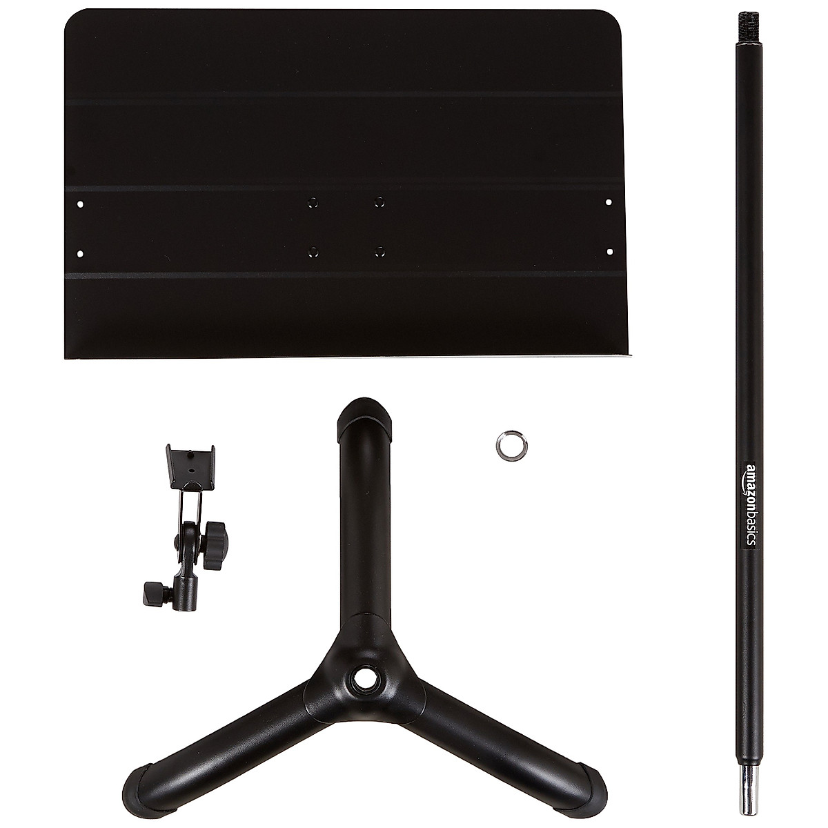 Amazon Basics Portable Sheet Music Stand - Black