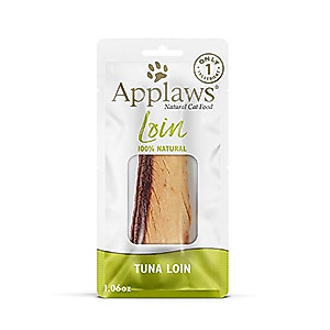 Applaws Natural Cat Treats, 12 Pack, Grain Free Cat Treats, Single Ingredient Treats for Cats, Whole Tuna Loin, 12 x 1.06oz