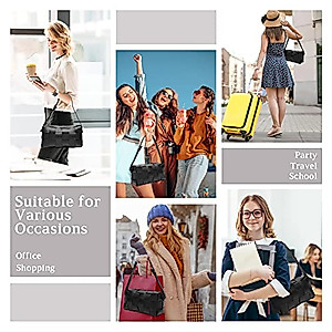 Nileric Woven Bag, Hobo Bags Handmade Women's Shoulder Handbags Purses Beach Totes PU Leather Tote Bag with Zipper for Women