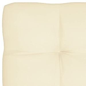 imasay Pallet Sofa Cushion Cream 47.2"x31.5"x3.9"