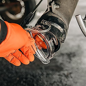 Camco 39455 Clear RV Sewer Cap with Lanyard - Prevents Leaks and Spills from Your RV's Sewer System, Silver