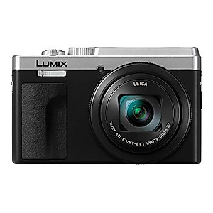 Panasonic LUMIX ZS80 24-720mm Travel Zoom Lens Digital Camera (Silver) Bundle with 64GB Extreme Pro, 2 Battery/Dual Charger kit, Spider Tripod, and Camera Accessory Bundle