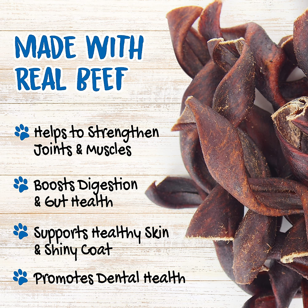 Chewer's Joy Collagen Spring Sticks 15pk 5-6" for Dogs. Up to 100% Collagen Promotes Healthy Joints, Bones, Skin, Digestion, & Shiny Coat. Bully Stick & Rawhide Alternative. Long Lasting.