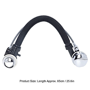 Aqur2020 Bathtub Overflow Drainer, Concealed Flexible Easy to Install Sink Replacement Parts for Kitchen Bathroom