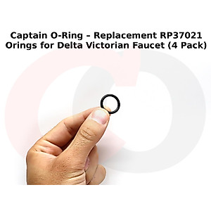 Captain O-Ring – Replacement RP37021 Orings for Delta Victorian Faucet (4 Pack)