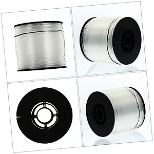 BESPORTBLE 3 Sets Nylon Fishing line Aluminum Parts Nylon Fishing Leaders Nylon Fishing Bait line Fishing Wire Tube Nylon Fishing Rope Wear-Resistant Fishing Rope 200M Fishing Line Nylon Rope