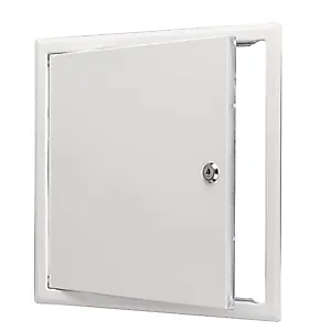 COOLOUS Access Door 18 x 18inch Steel Access Panel Removable Door for Wall/Ceiling Application (Lock and Key) with Frame