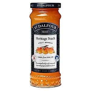 St. Dalfour, Fruit Spread Peach, 10 Ounce