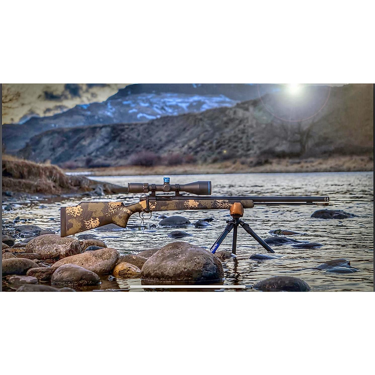 Huskemaw 5-20x50mm Blue Diamond Rifle Scope w/Huntsmart Reticle, Black 10520BDMB