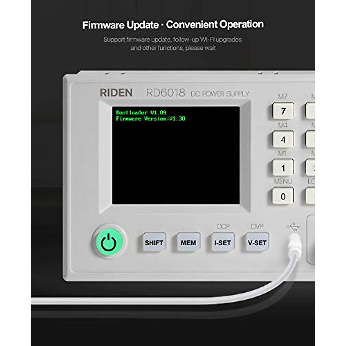 RD RD6018 DC Power Supply Variable Adjustable Lab Bench Power Supply Buck Converter Step Down Switching Regulated 4-Digital LCD Display 60V 12-18A 800W